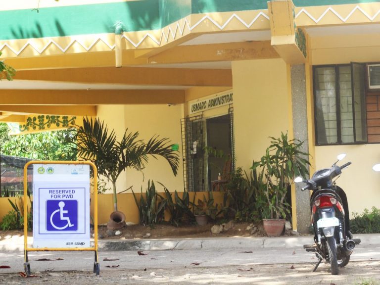 Reserved PWD-parking space at the University Laboratory Schools ...