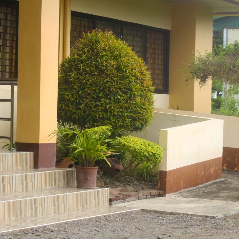 PWD ramp and railing at the University Guidance Center. – University of ...