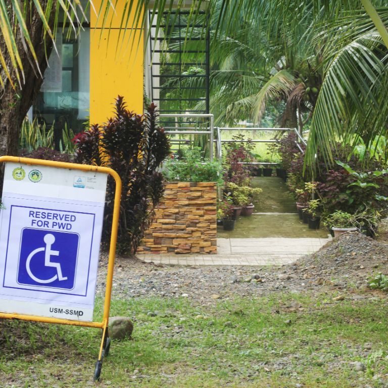 Reserved PWD-parking space at the University of Southern Mindanao ...