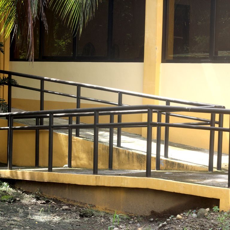 Reserved PWD-parking space outside the University Café Martina ...