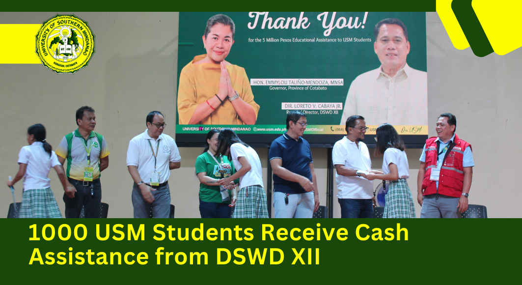 1000 USM students receive educational assistance from DSWD XII ...