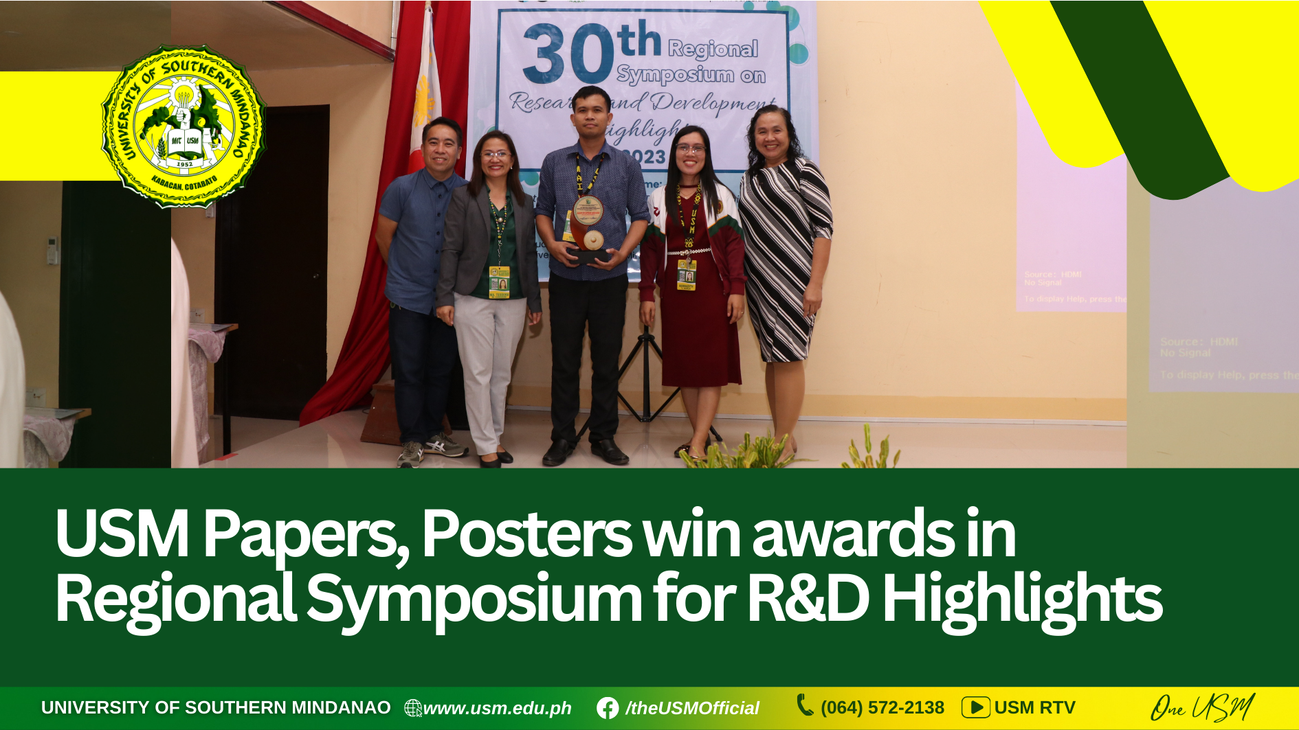 USM Papers, Posters win awards in Regional Symposium on R&D Highlights ...