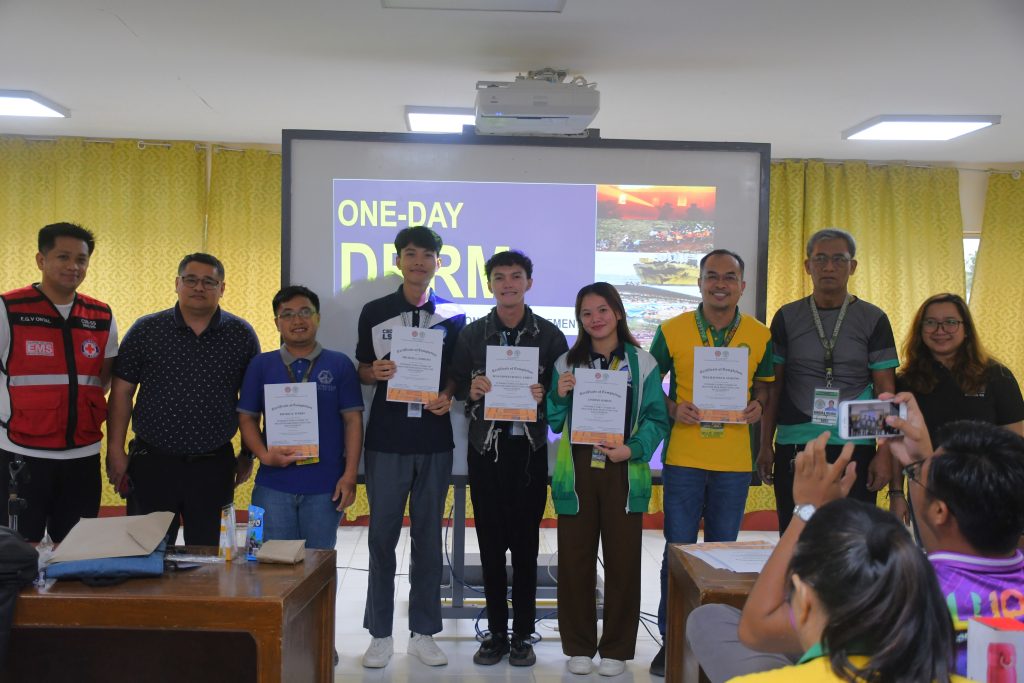 USM holds DRRM Course for students and employees – University of ...