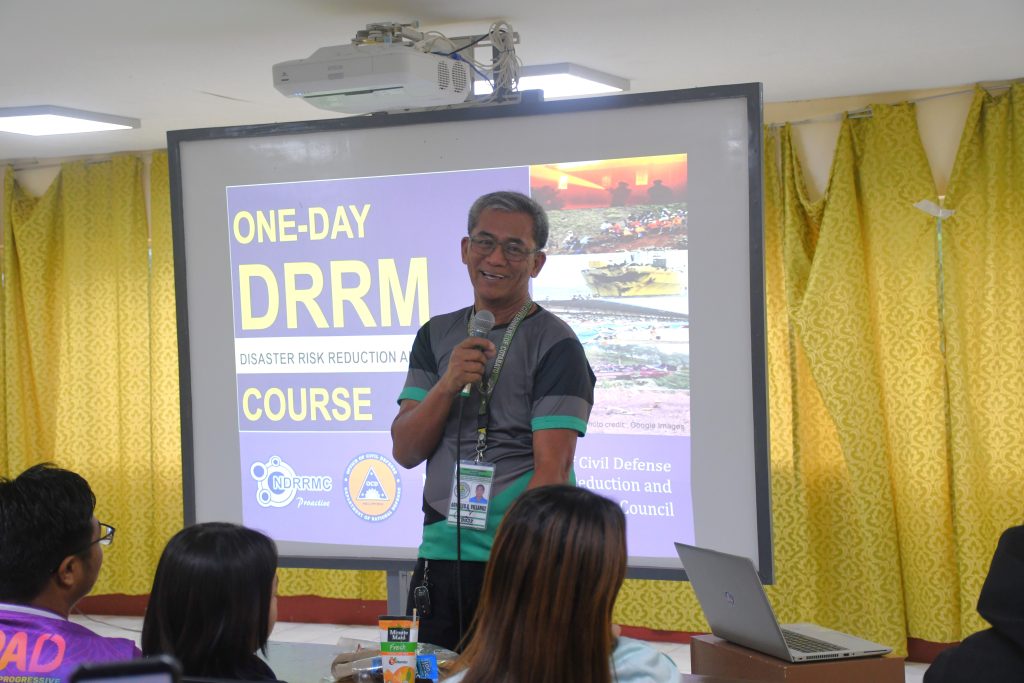USM holds DRRM Course for students and employees – University of ...