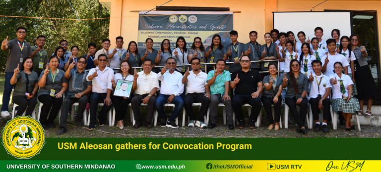 USM Aleosan Gathers for Convocation Program – University of Southern ...