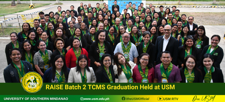 RAISE Batch 2 TCMS Graduation Held at USM – University of Southern Mindanao