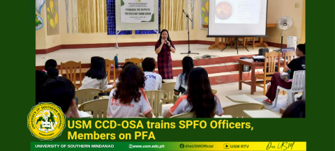 USM CCD-OSA trains SPFO Officers, Members on PFA – University of ...