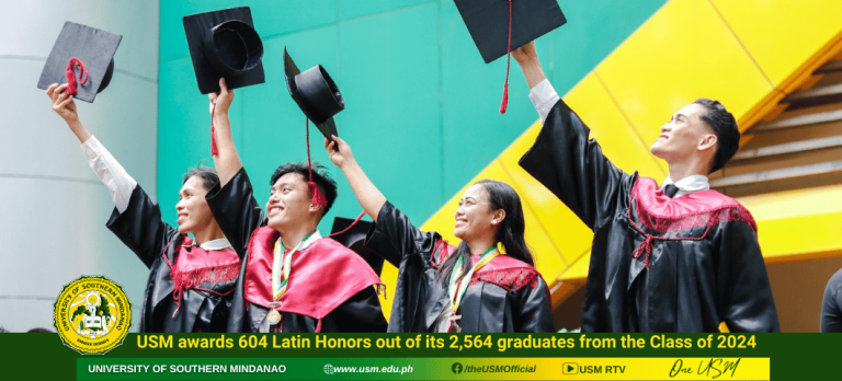 USM awards 604 Latin Honors out of its 2,564 graduates from the Class ...