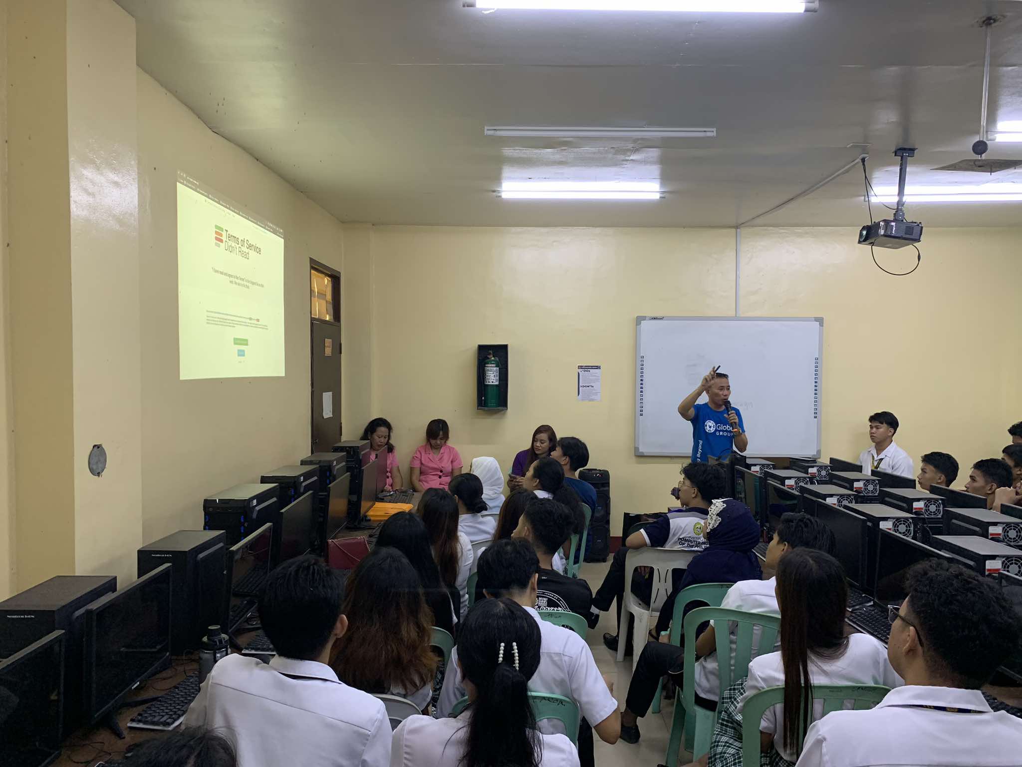 Globe Telecom Mindanao Conducts Digital Thumbprint Program at CEIT ...