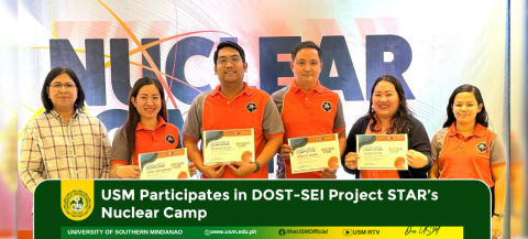 USM Participates in DOST-SEI Project STAR’s Nuclear CAMP – University ...